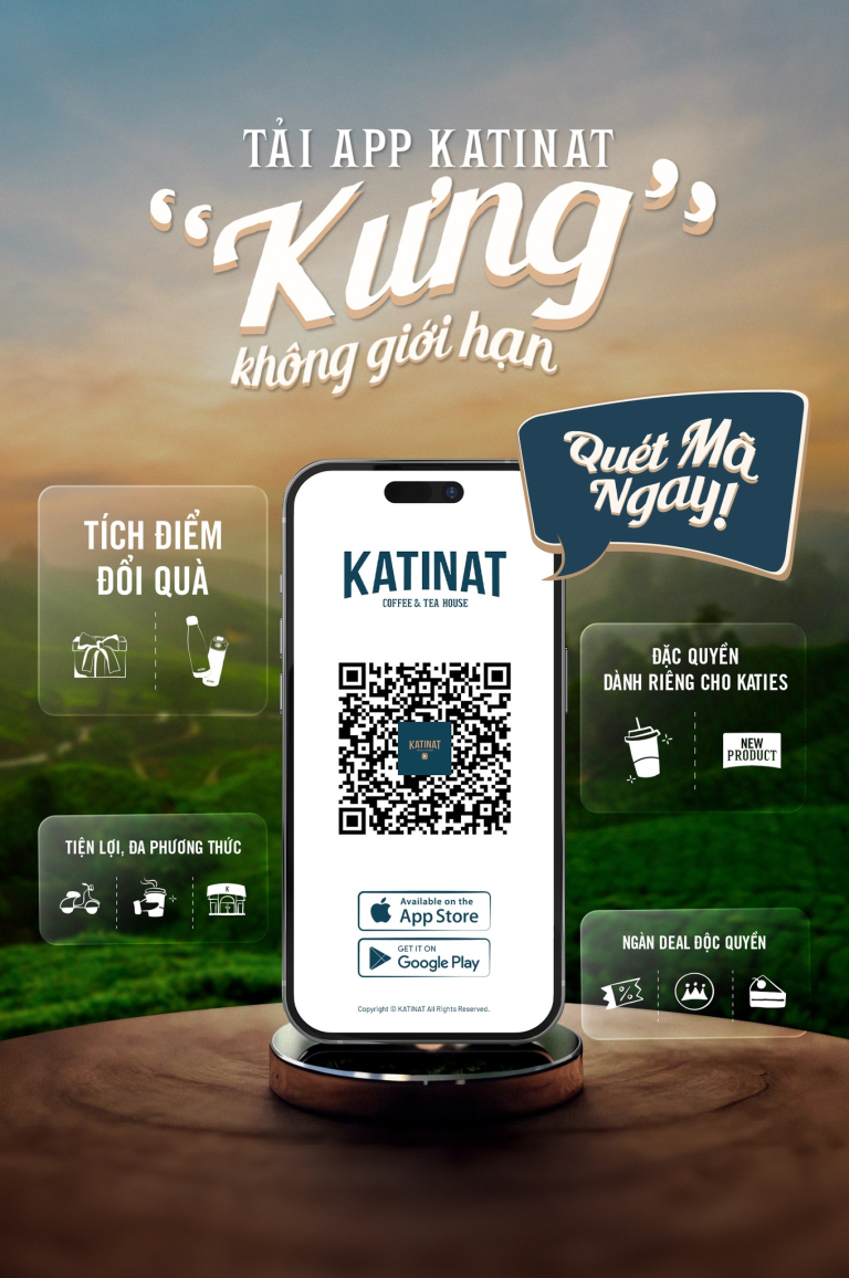 KATINAT CHÍNH THỨC RA MẮT ỨNG DỤNG, "KƯNG" THÀNH VIÊN KHÔNG GIỚI HẠN ...