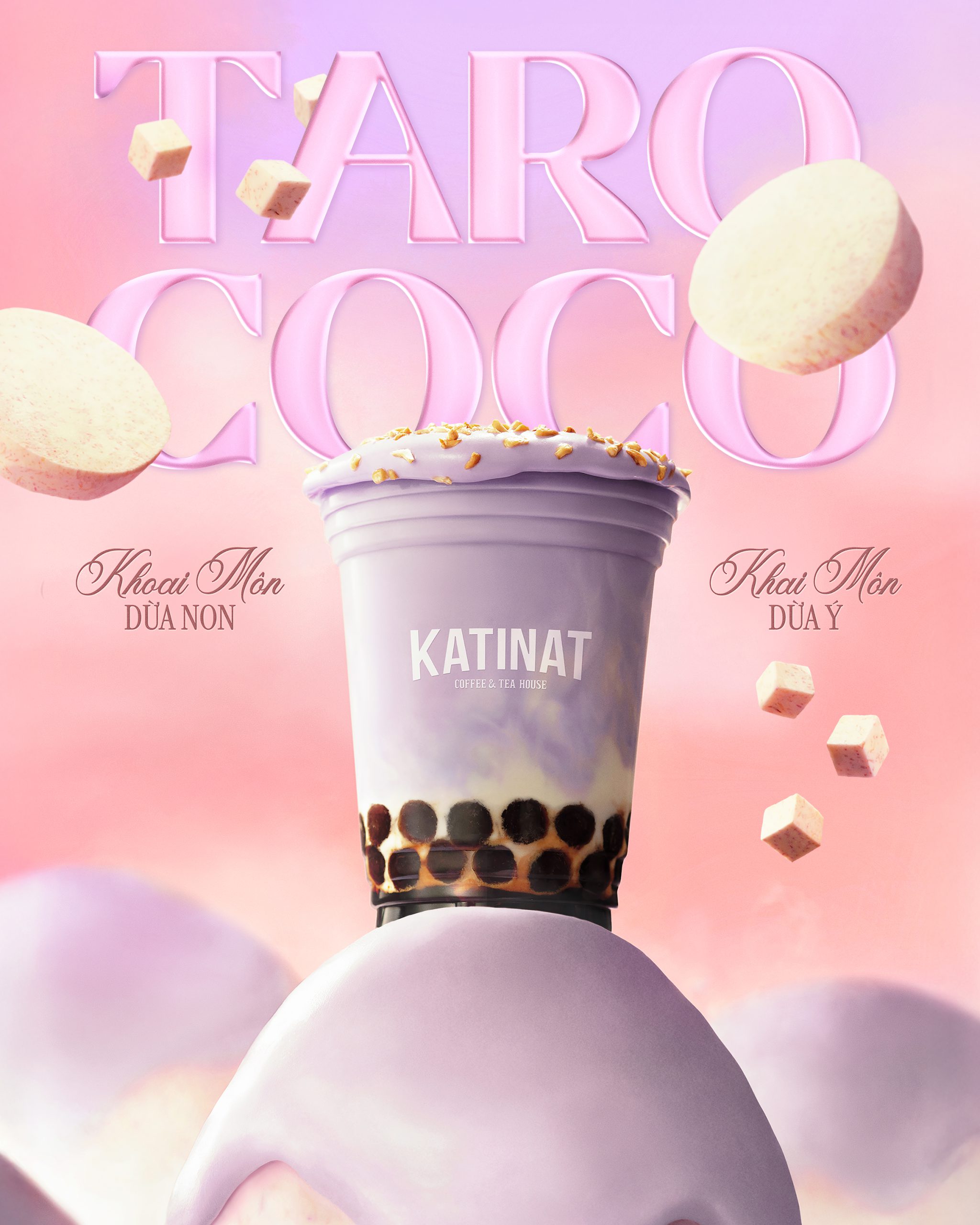 MỪNG TẾT ẤT TỴ, CHÍNH THỨC RA MẮT TARO COCO - KATINAT Coffee & Tea House